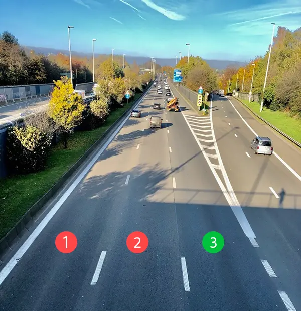 L’autoroute et route pour automobile - Le Permis Belge